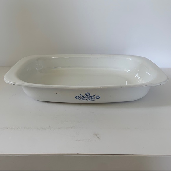 Corningware | Kitchen | Corning Ware 5 Roasting Pan Blue Cornflower P21 ...